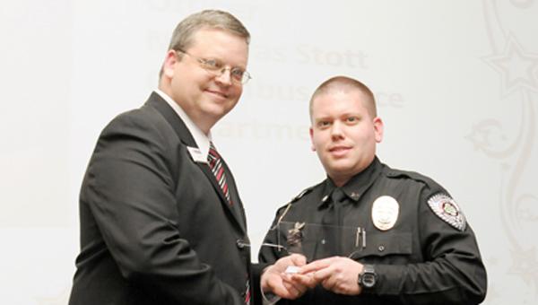 Columbus officer Stott wins MADD hero award | The Tryon Daily Bulletin