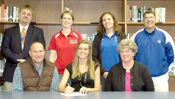 Polk volleyball’s Kailey Russell signs with Catawba Valley | The Tryon ...