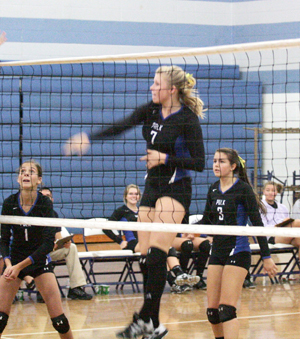 Polk volleyball overpowers Owen, now 6-0 in conference - The Tryon ...