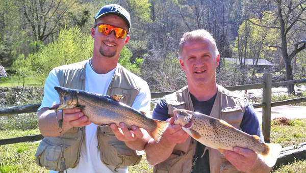 Trout fishing opening day - a family tradition - The Tryon Daily ...
