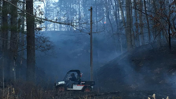 Saluda controls fire at Camp Bob Hardin - The Tryon Daily Bulletin ...