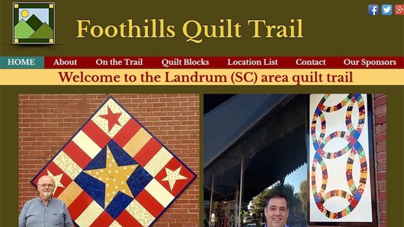 Landrum’s Foothills Quilt Trail launches new website | The Tryon Daily ...