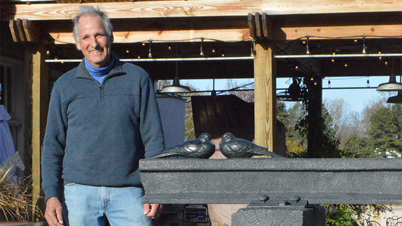 Tails to Rails sculpture installed | The Tryon Daily Bulletin