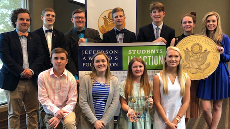 Landrum High School receives highest service project honor | The Tryon ...