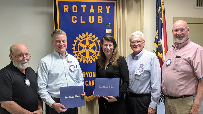 Rotary Club of Tryon welcomes new Paul Harris Fellows | The Tryon Daily ...