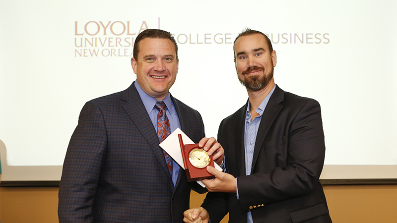 Tryon’s Jeff Wray wins top MBA award from Loyola University New Orleans ...