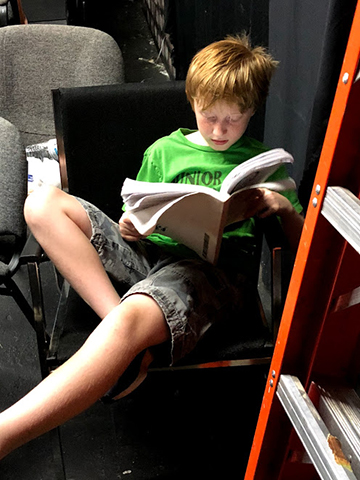 Members of the upcoming ‘James and the Giant Peach’ prepare for July 19 ...