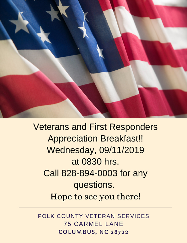 Veterans and first responder breakfast - The Tryon Daily Bulletin | The ...