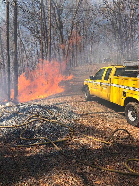 Saluda contains 30-acre woods fire | The Tryon Daily Bulletin