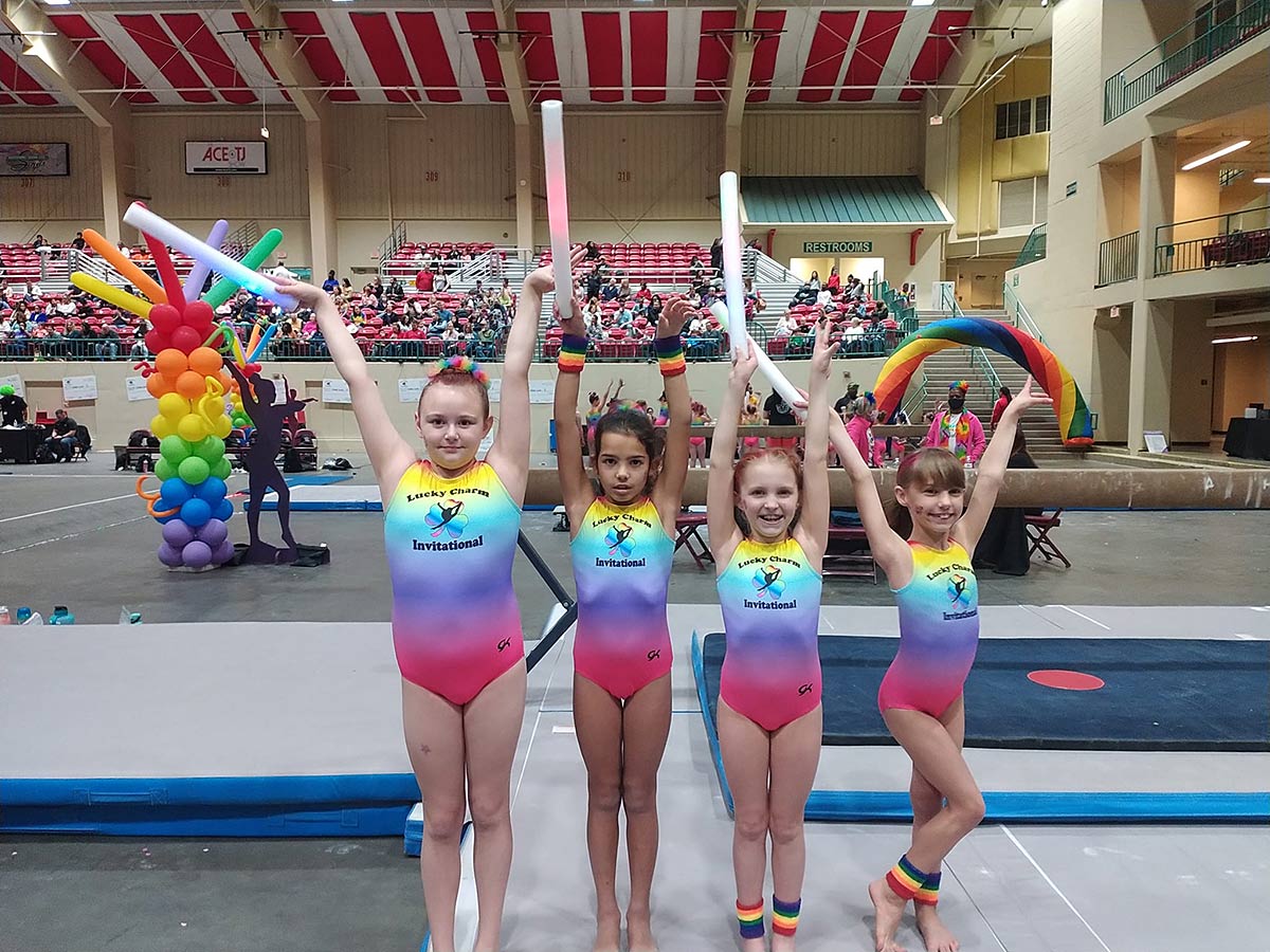 FGA gymnasts sparkle at Lucky Charm Invitational | The Tryon Daily Bulletin