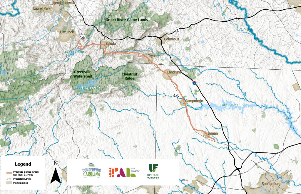 Saluda Grade railroad corridor may soon be a recreational trail | The ...