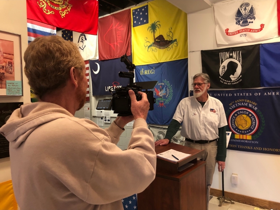 PBS NC visits House of Flags in Columbus | The Tryon Daily Bulletin