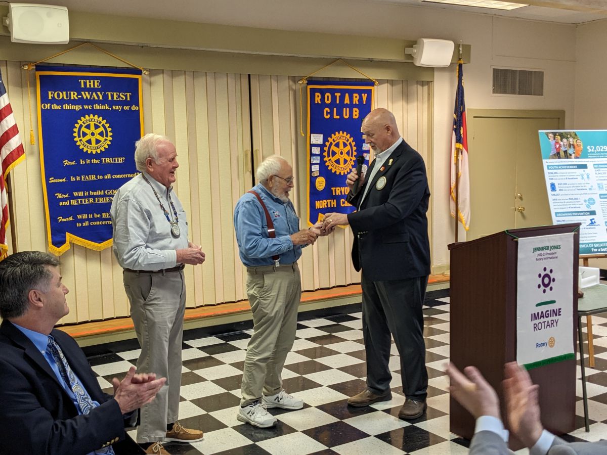 McKeller and Hartley receive multiple Paul Harris Fellows | The Tryon ...