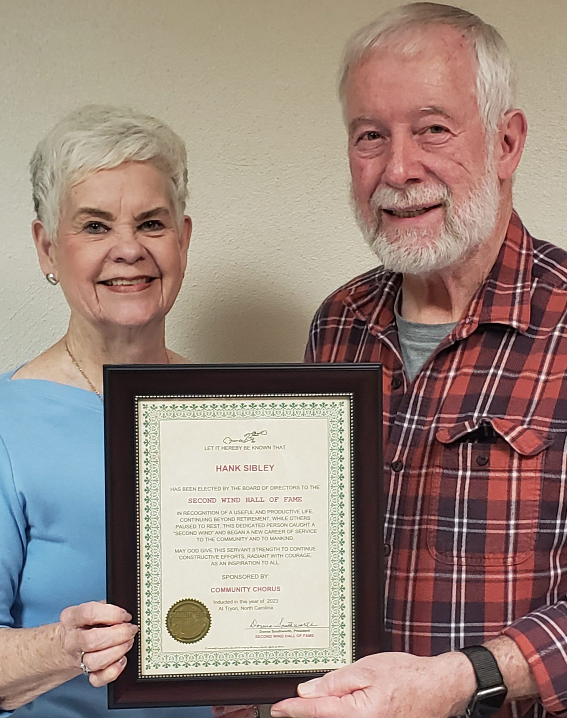 Hank Sibley inducted into Second Wind Hall of Fame | The Tryon Daily ...