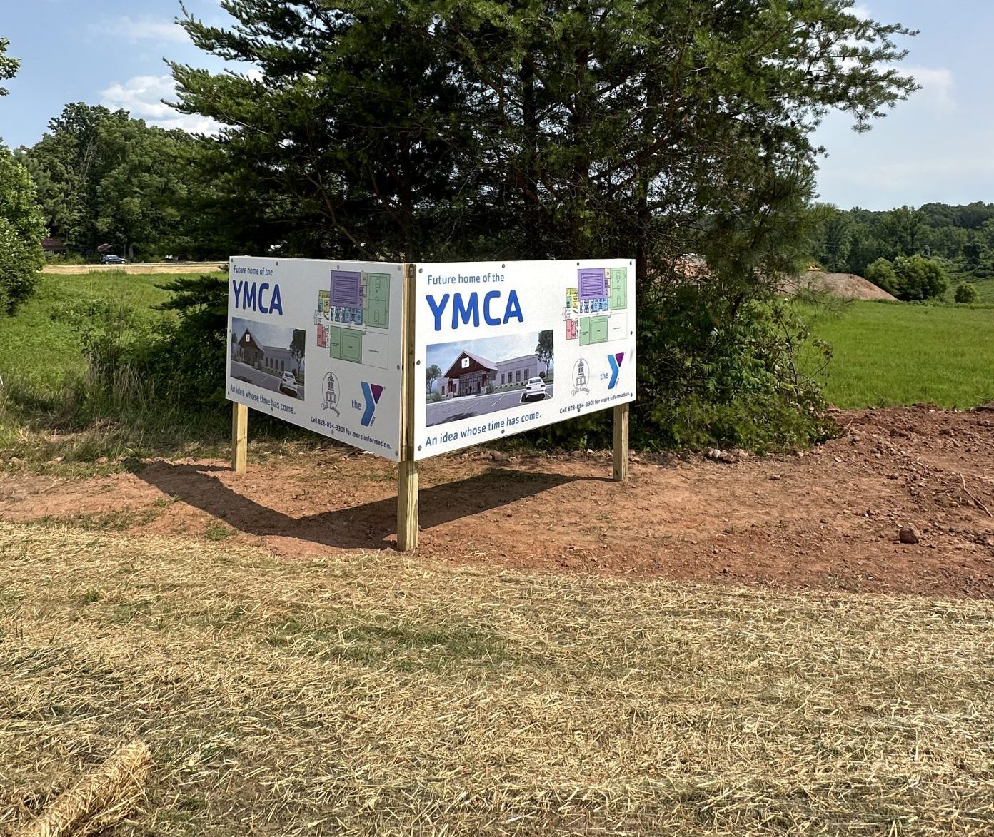 Sign marks site new YMCA, groundbreaking expected in 2025 | The Tryon ...