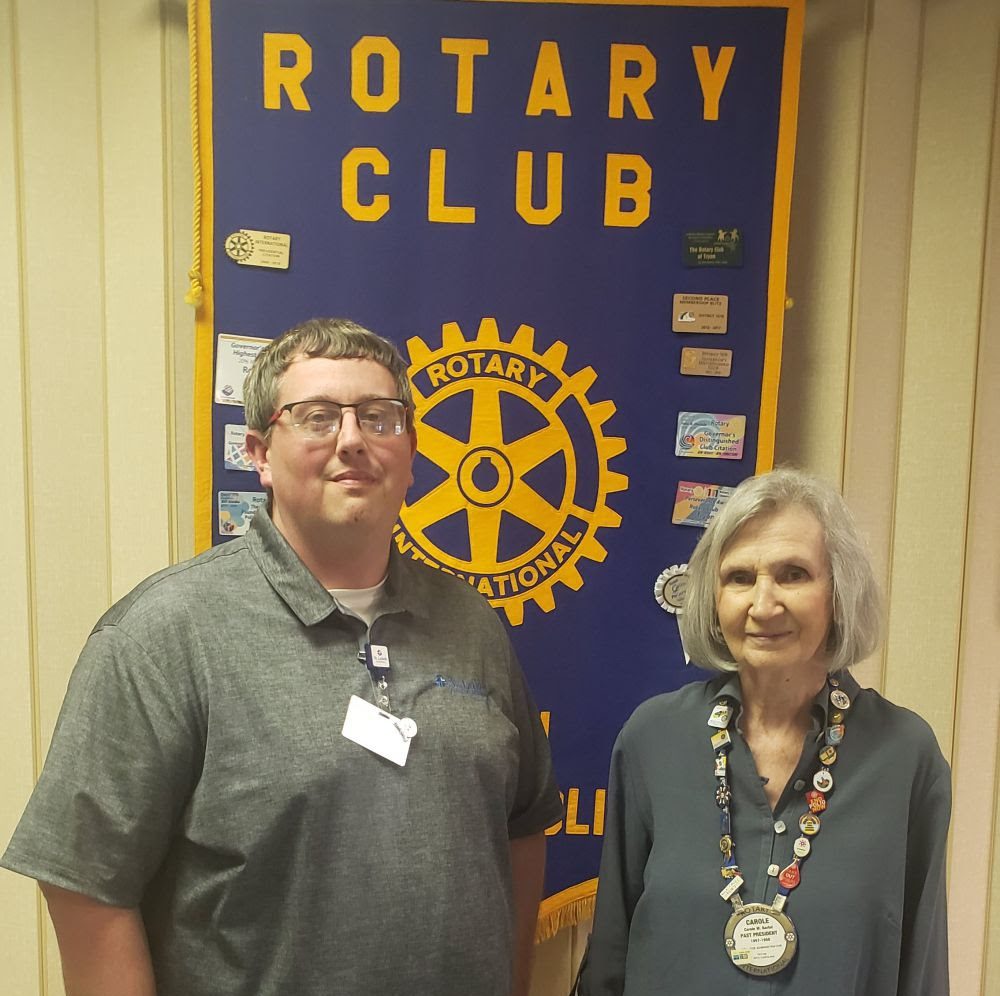 Jason Currin of St. Luke’s Hospital speaks at Rotary | The Tryon Daily ...