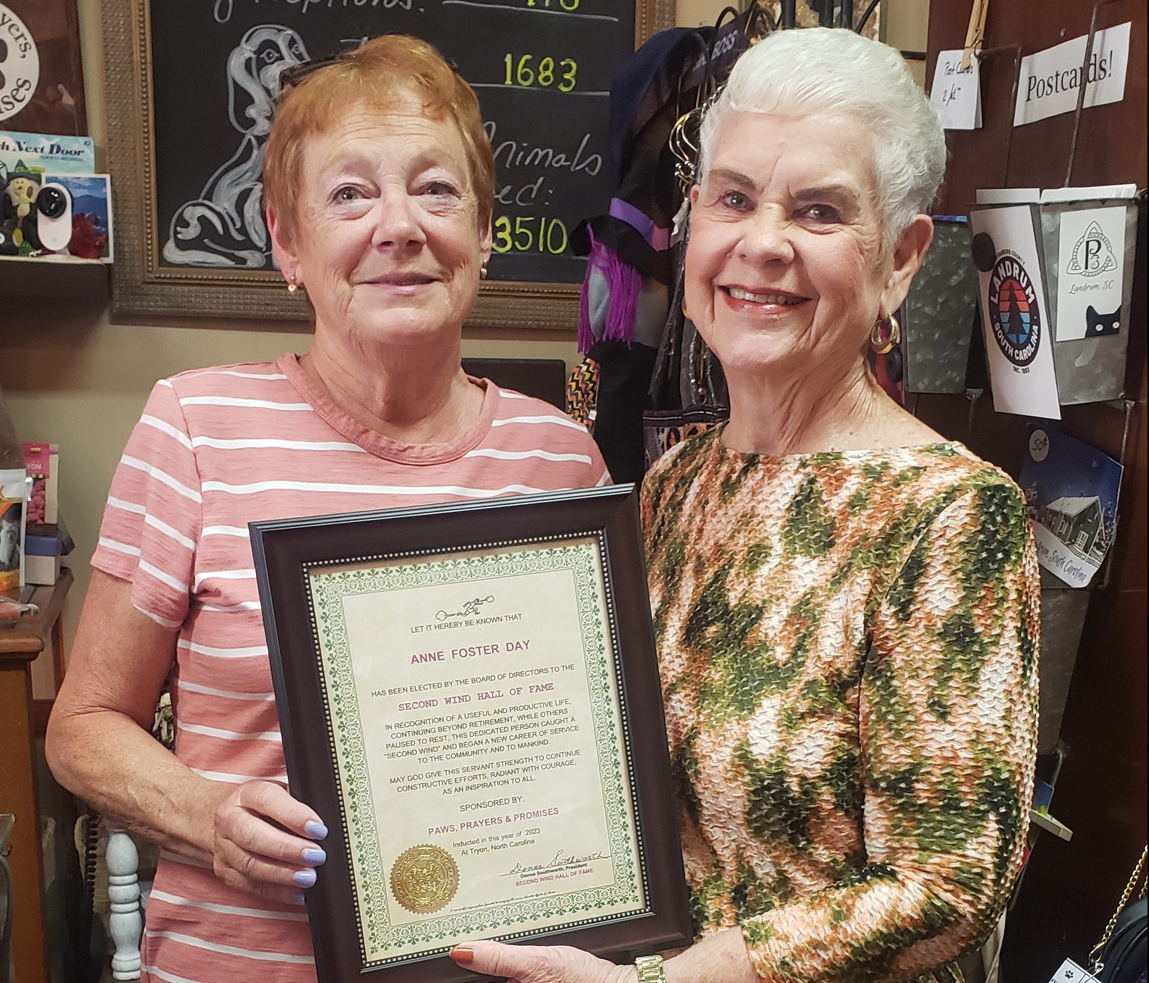 Long Hall And Anne Foster