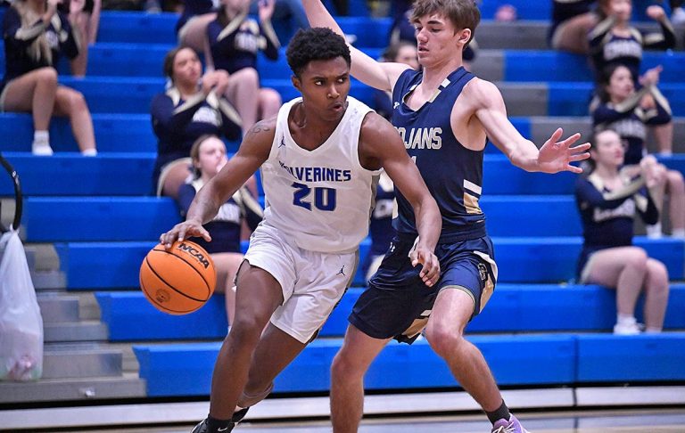 BOYS BASKETBALL: Wolverine rally comes up just short in loss to Vikings ...