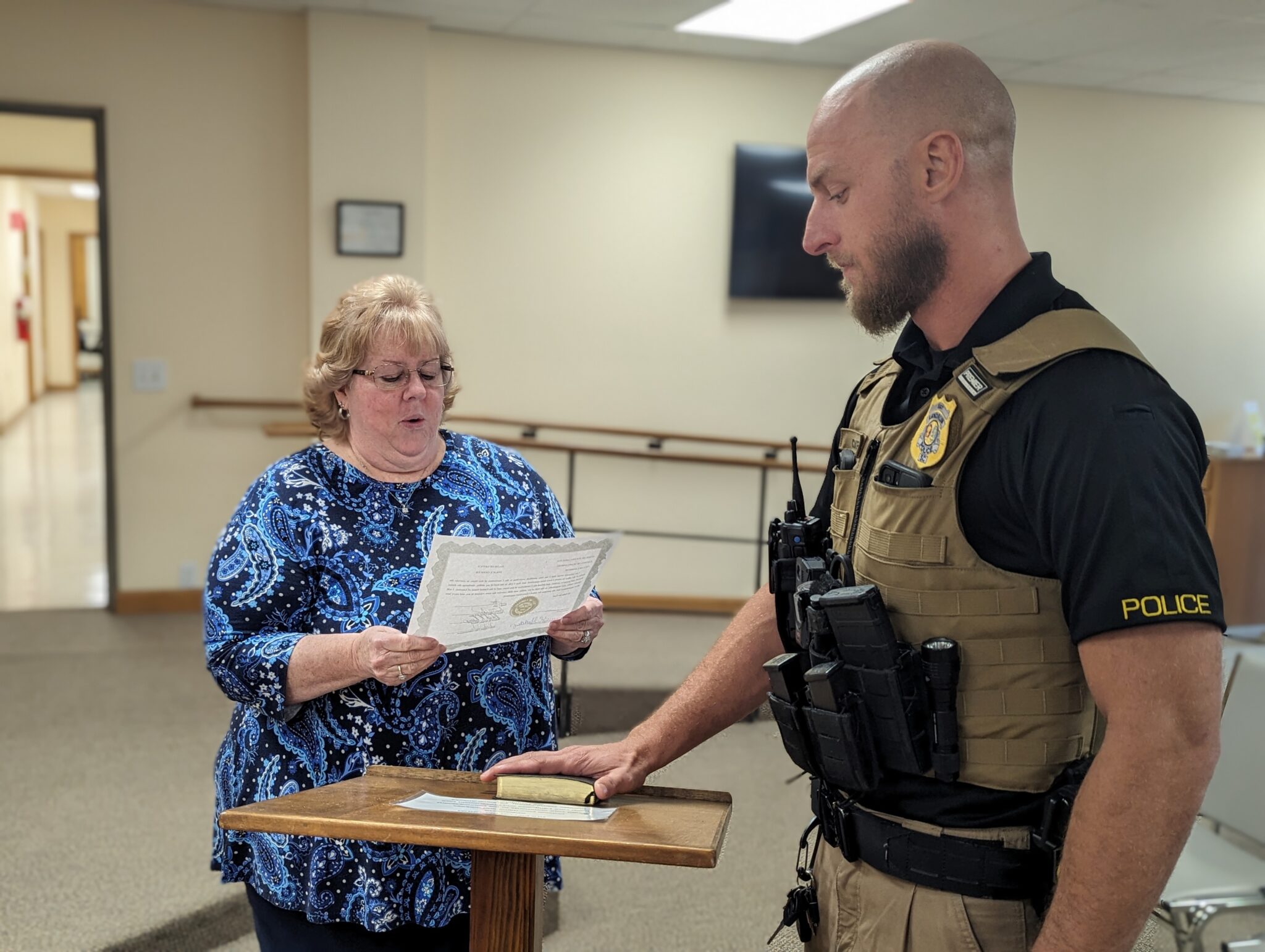 Landrum welcomes new police officer, establishes new historical board ...