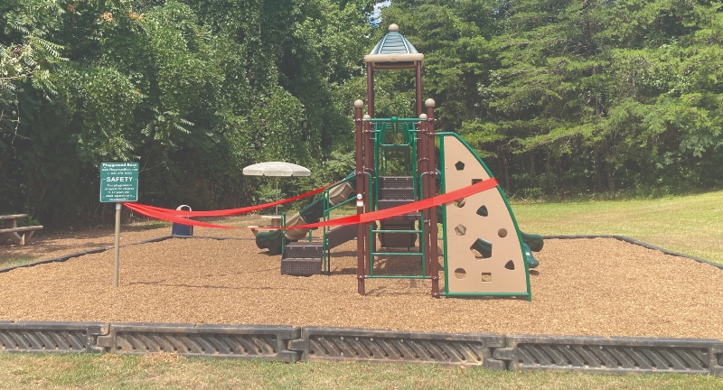 Gibson Park & Pool Party features ribbon-cutting for new playground ...